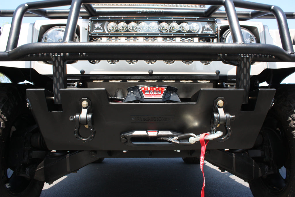 Hummercore Hummer H1 Front Winch Bumper with Optional 12,000 LBS Warn